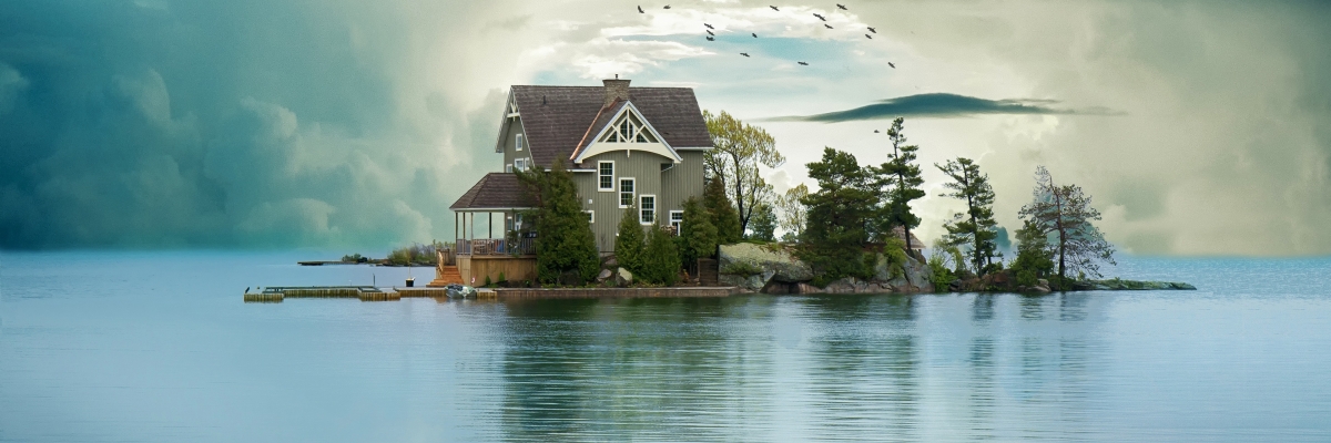 1200x400 Ocean Beach House 4K 1200x400 Resolution Wallpaper, HD Other ...