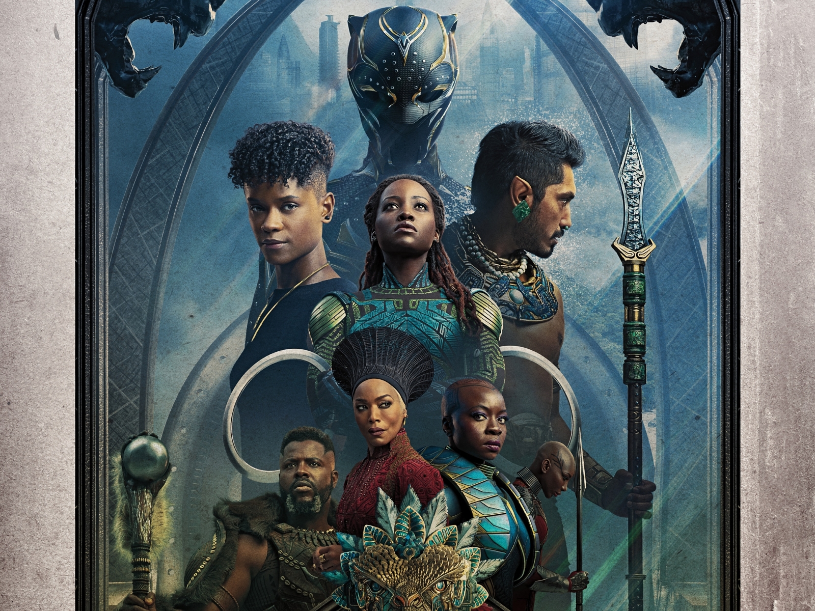 1600x1200 Resolution Official Black Panther Wakanda Forever 4K Poster ...