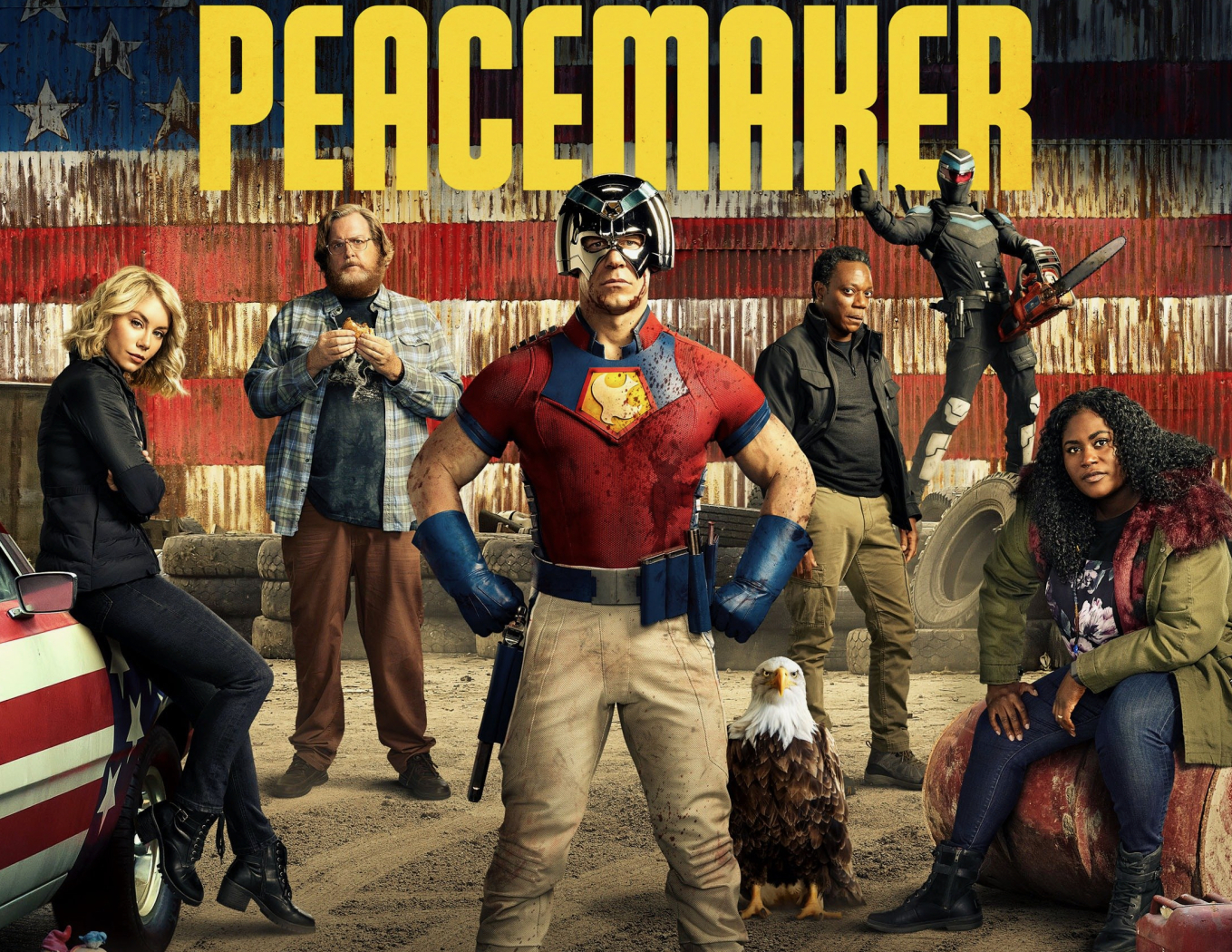 1359x1050 Resolution Official Peacemaker HD Season 1 Poster 1359x1050 ...