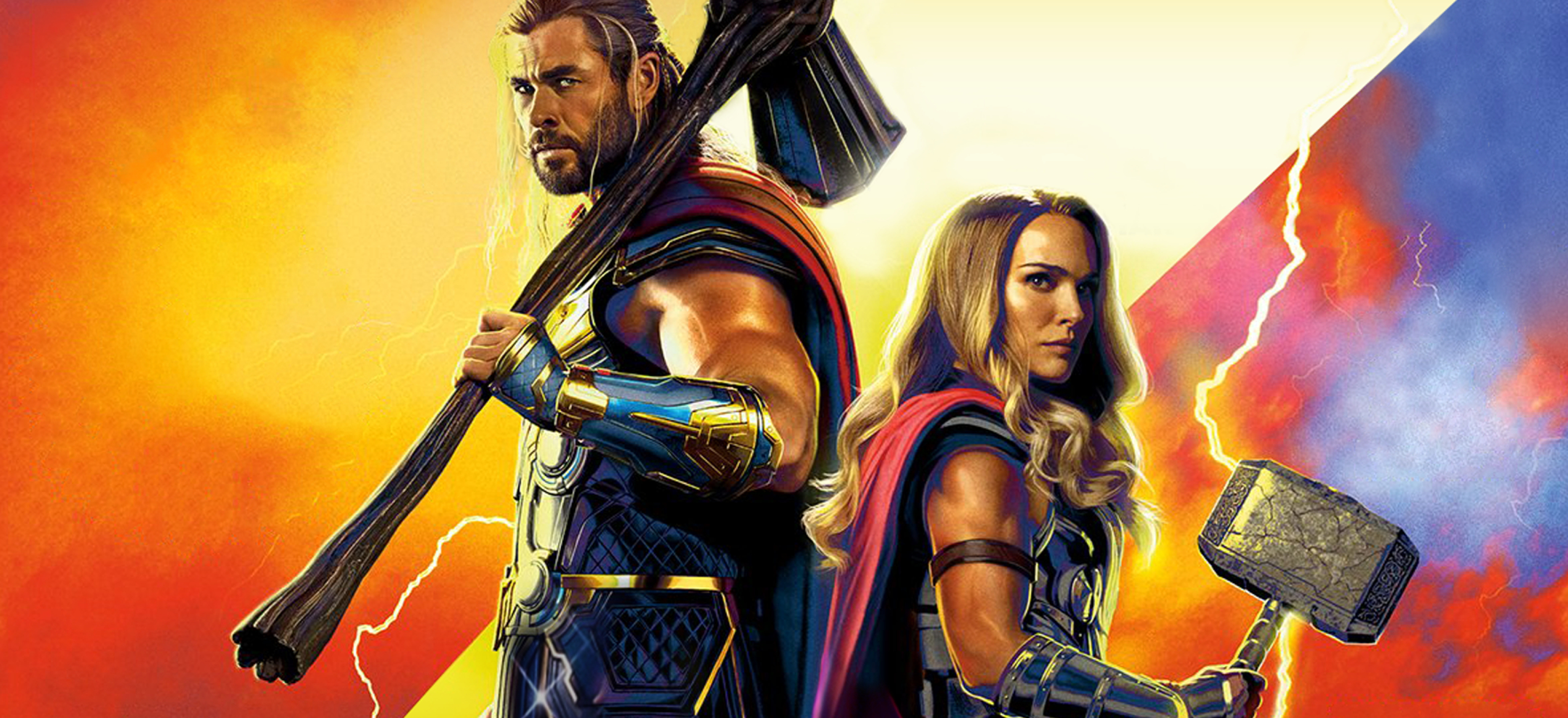 3144x1440 Resolution Official Thor Love and Thunder Poster Cool ...