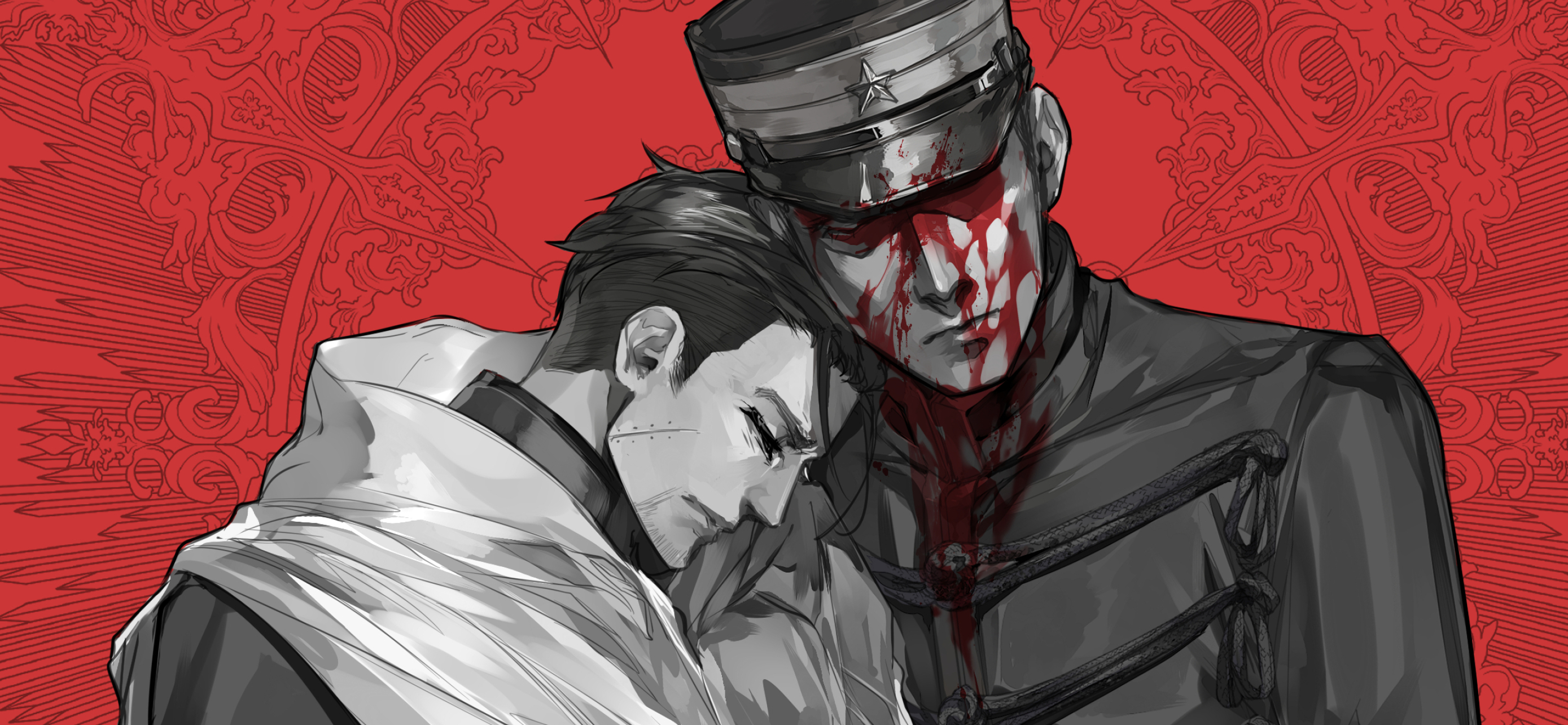 2778x1284 Resolution Ogata Hyakunosuke and Yuusaku Hanazawa HD Golden ...