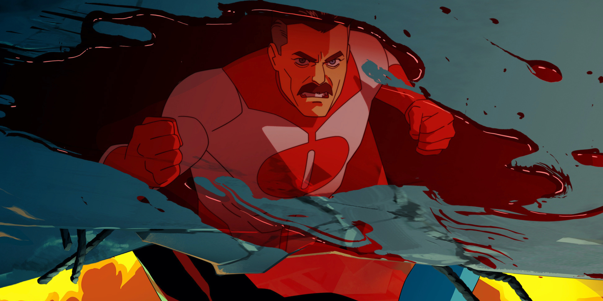 2048x1024 Resolution Omni-Man Invincible Season 2 2048x1024 Resolution ...