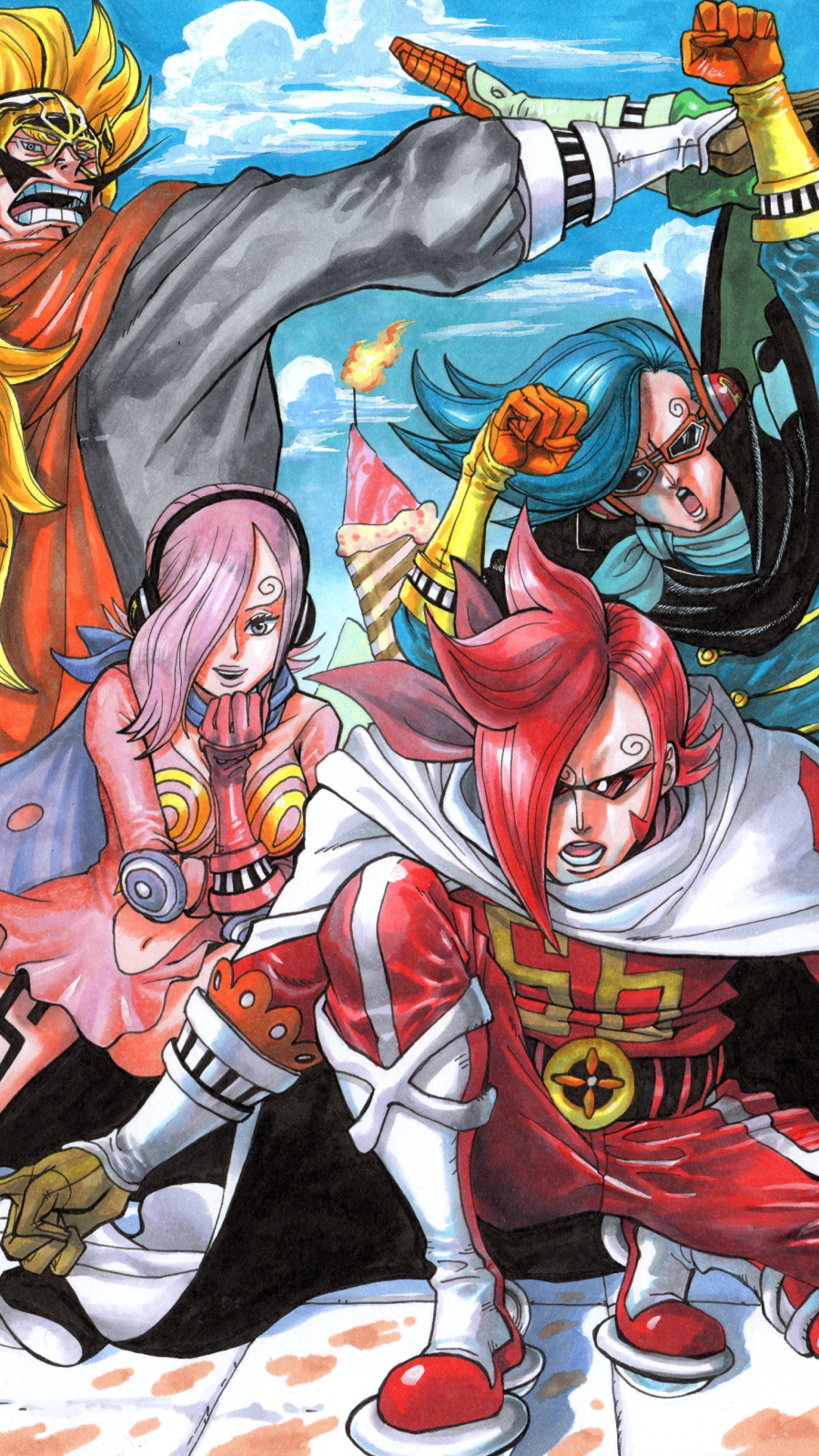 900x1600 Resolution One Piece 4k Cool Poster 900x1600 Resolution ...