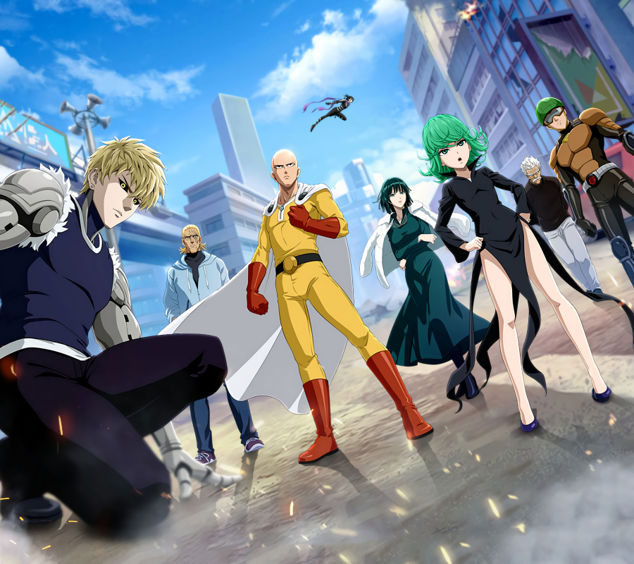900x800 One-Punch Man HD All Character 4K 900x800 Resolution Wallpaper ...