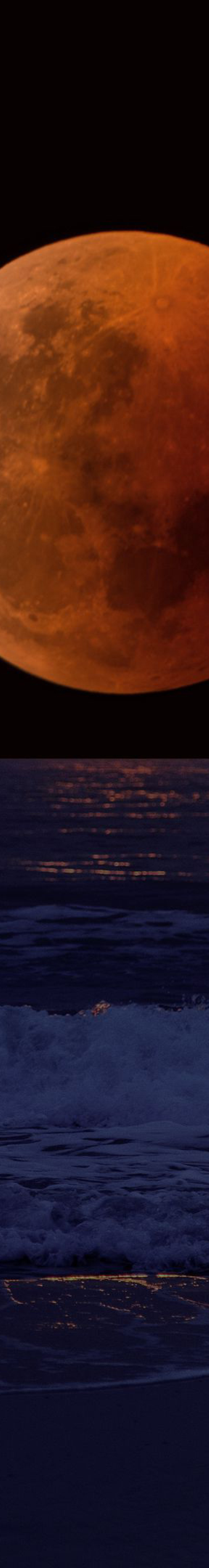 1152x8640 Orange Moon near the Horizon 1152x8640 Resolution Wallpaper ...