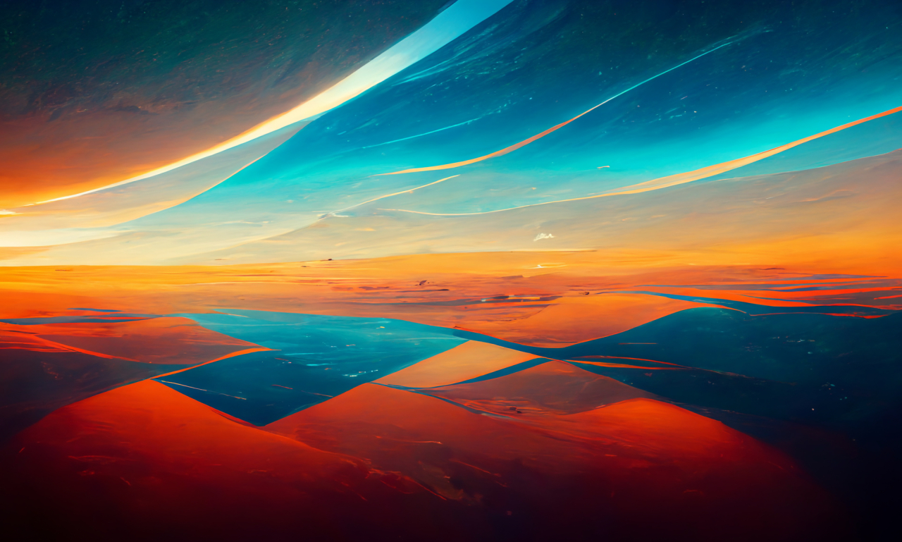 1280x769 Resolution Orange x Blue Nature HD Fusion 1280x769 Resolution ...