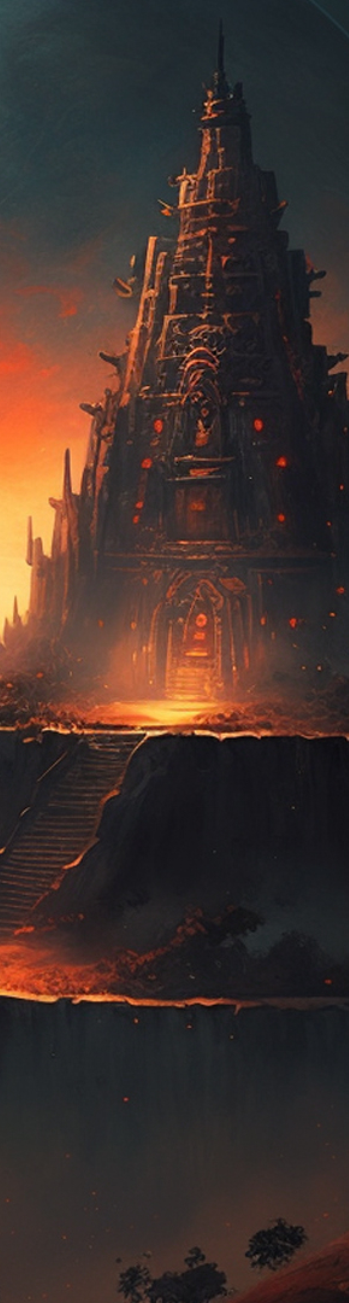 1450x5400 Resolution Other World HD Other Planet AI Art 1450x5400 ...