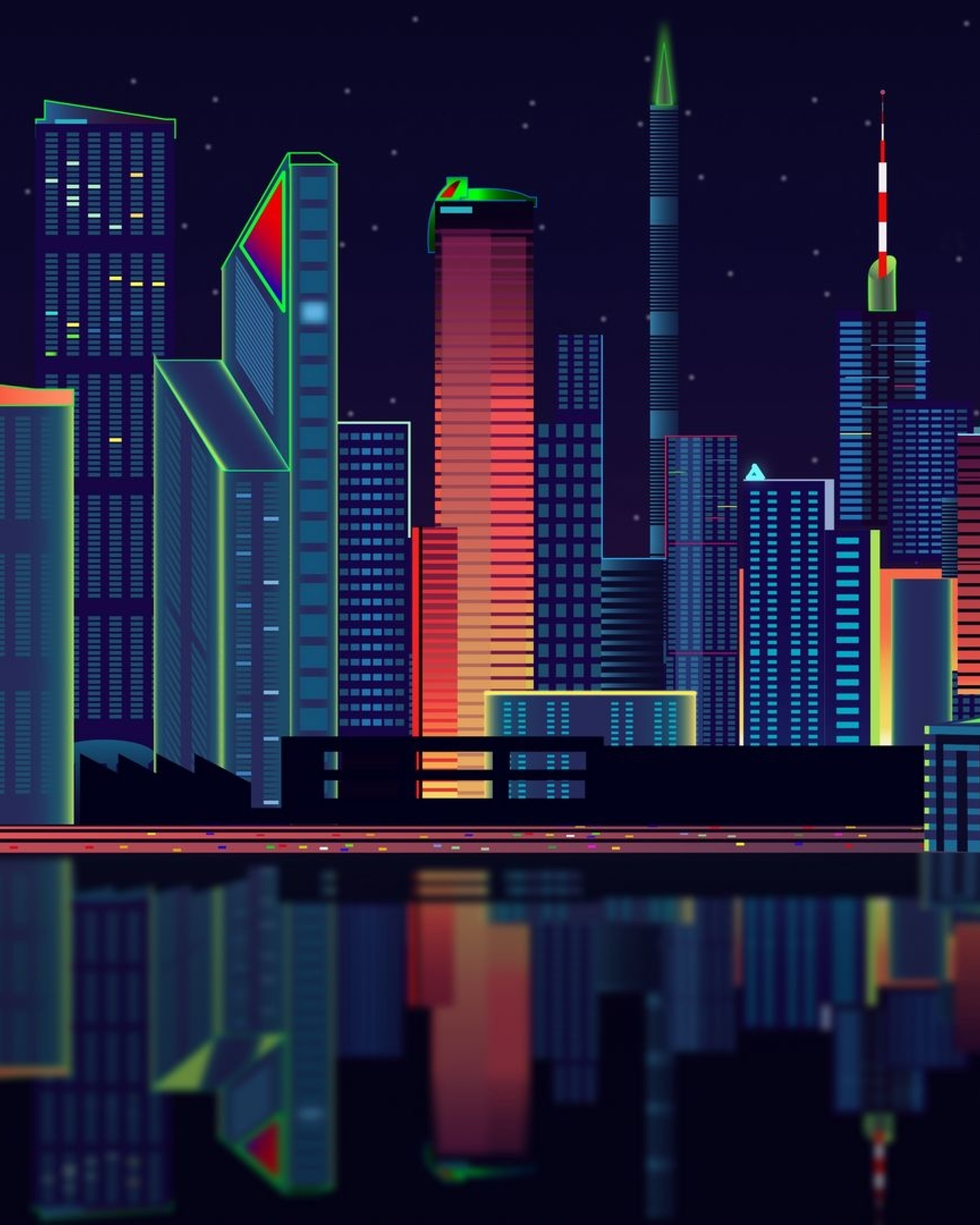 4000x5000 Resolution Panorama Vector City 4000x5000 Resolution ...