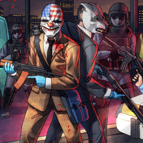 500x500 Resolution Payday 2 Dallas And Wolf 500x500 Resolution ...