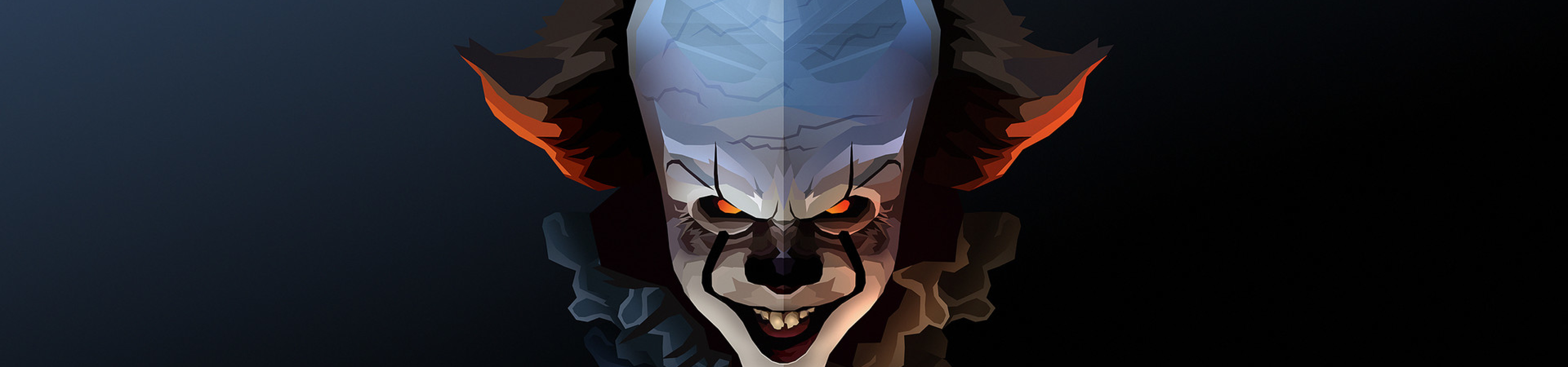 5120x1200 Pennywise Polygon Art 5120x1200 Resolution Wallpaper, HD ...