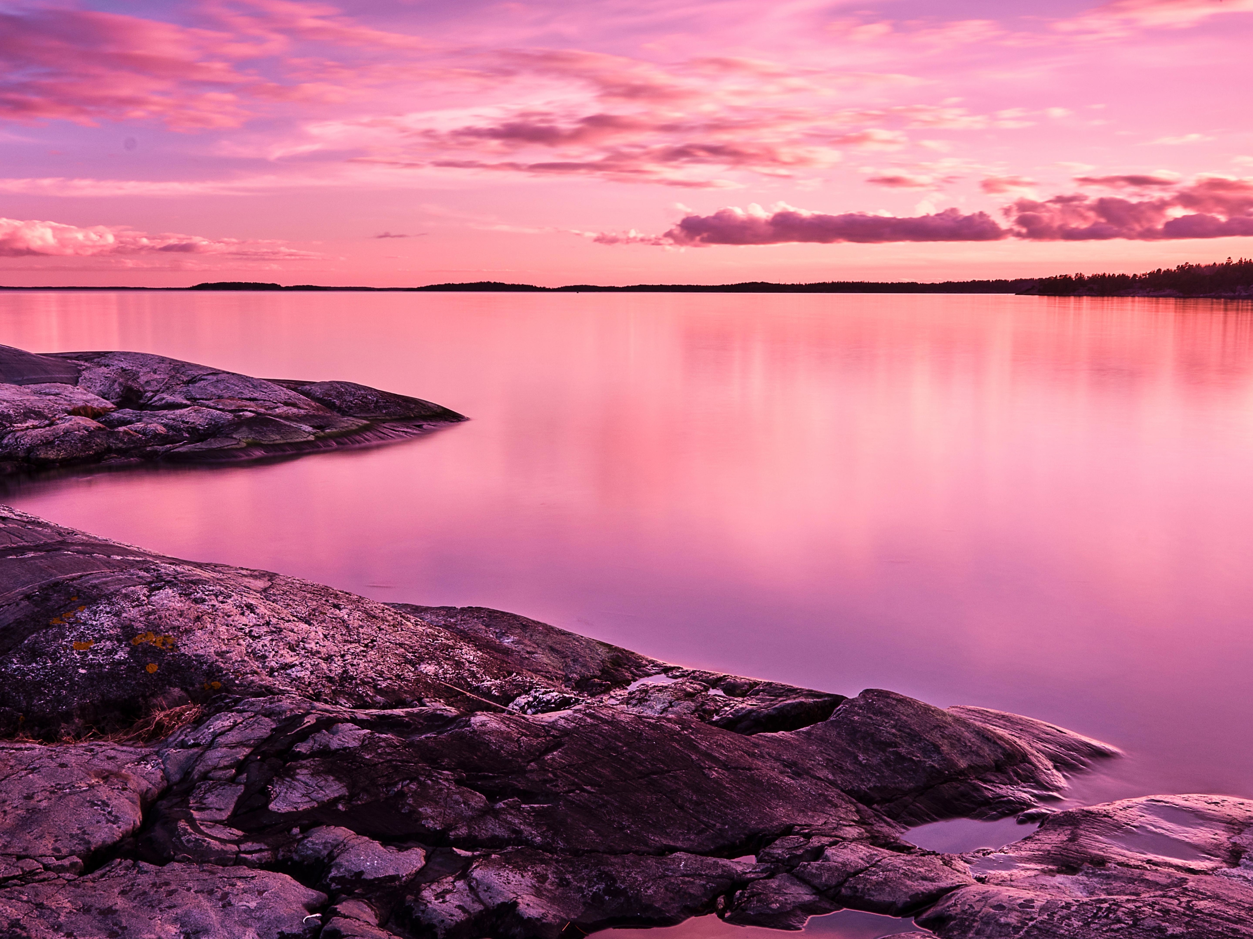 4000x3000 Resolution Pink Lake 8K 4000x3000 Resolution Wallpaper ...