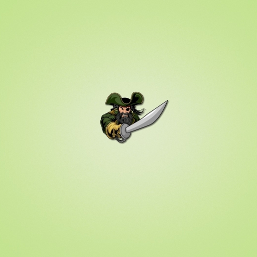 512x512 Resolution pirate, light green background, sword 512x512 ...