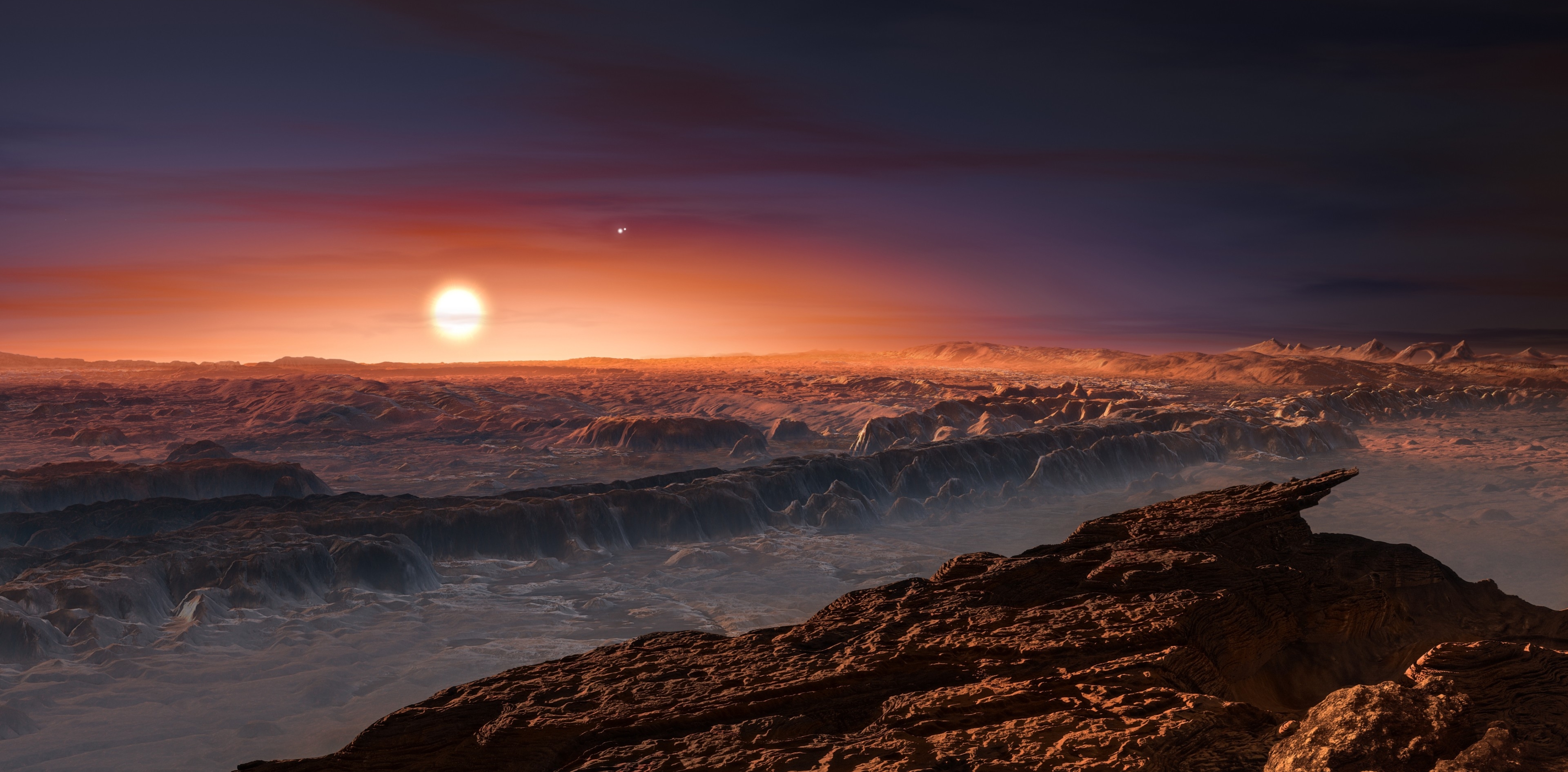 5120x2520 Resolution Planet Orbiting Proxima Centauri 5120x2520 ...