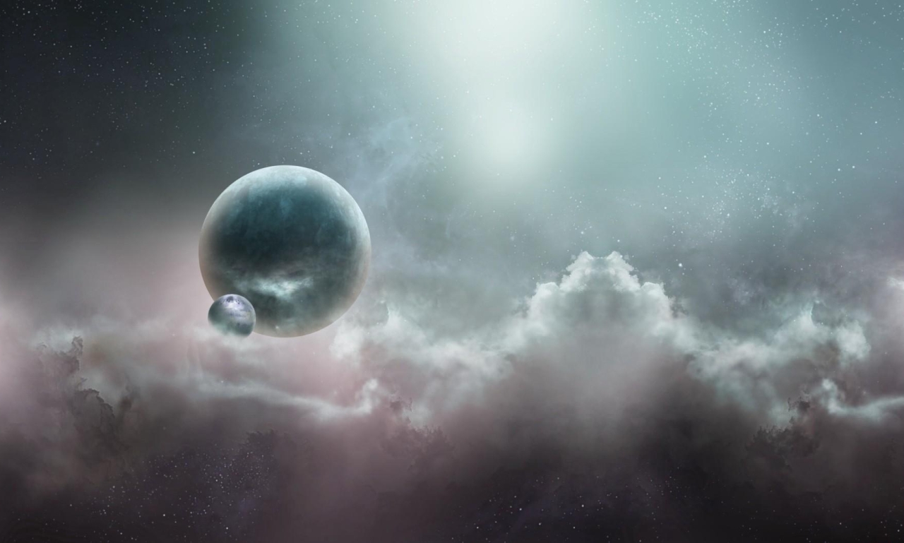 1280x769 Resolution planets, nebula, stars 1280x769 Resolution ...