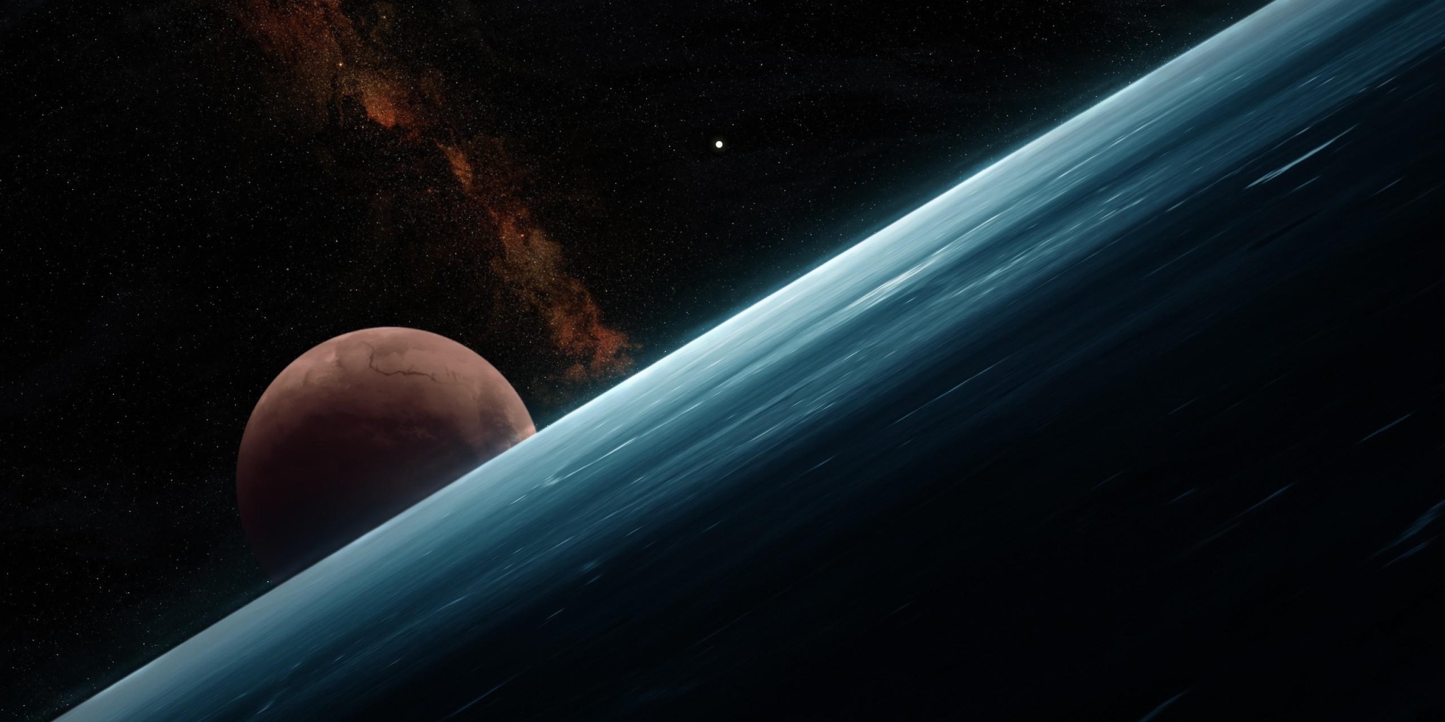 2048x1024 Resolution planets, slope, stars 2048x1024 Resolution ...