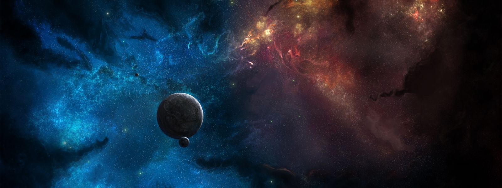 1600x600 Resolution planets, stars, space 1600x600 Resolution Wallpaper ...