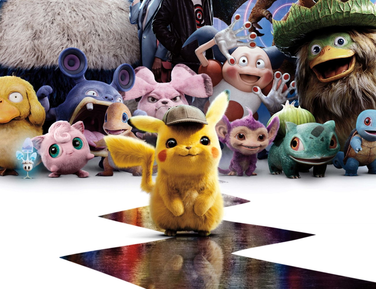 1302x1000 Pokemon Detective Pikachu Characters and Pokemon 1302x1000 ...