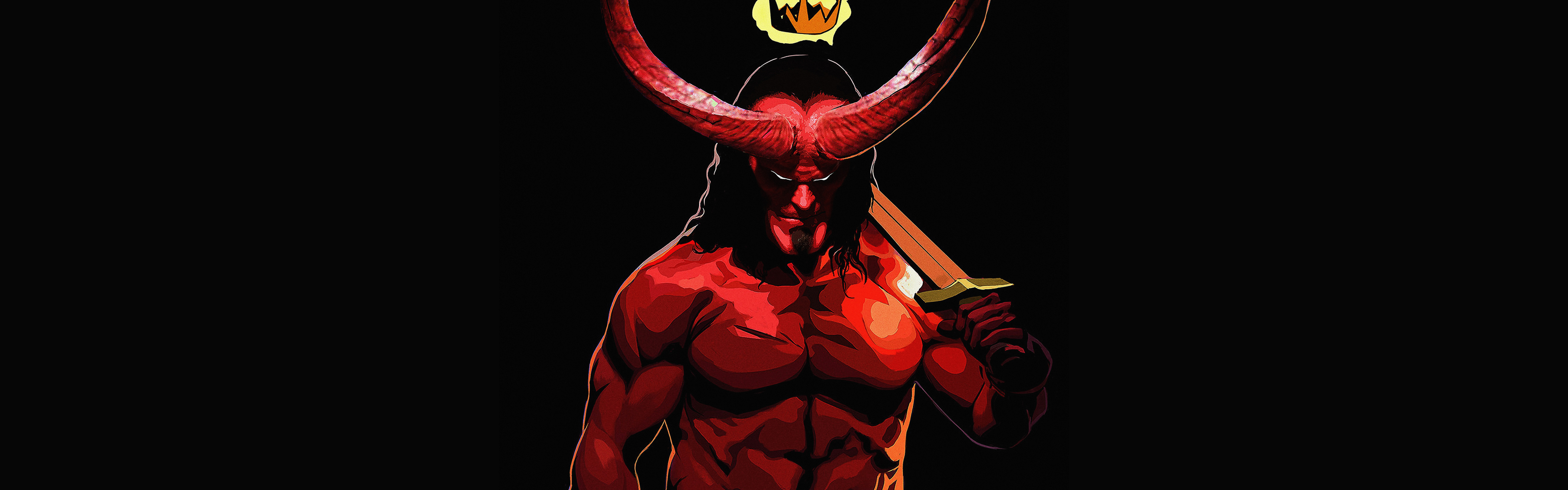 5120x1600 Resolution Poster Of Hellboy Movie Artwork 5120x1600 ...