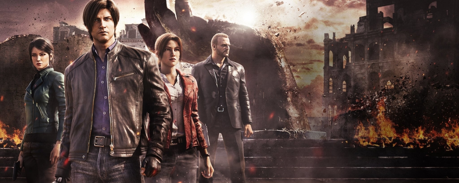 1920x768 Resolution Poster of RESIDENT EVIL Netflix Show 1920x768 ...