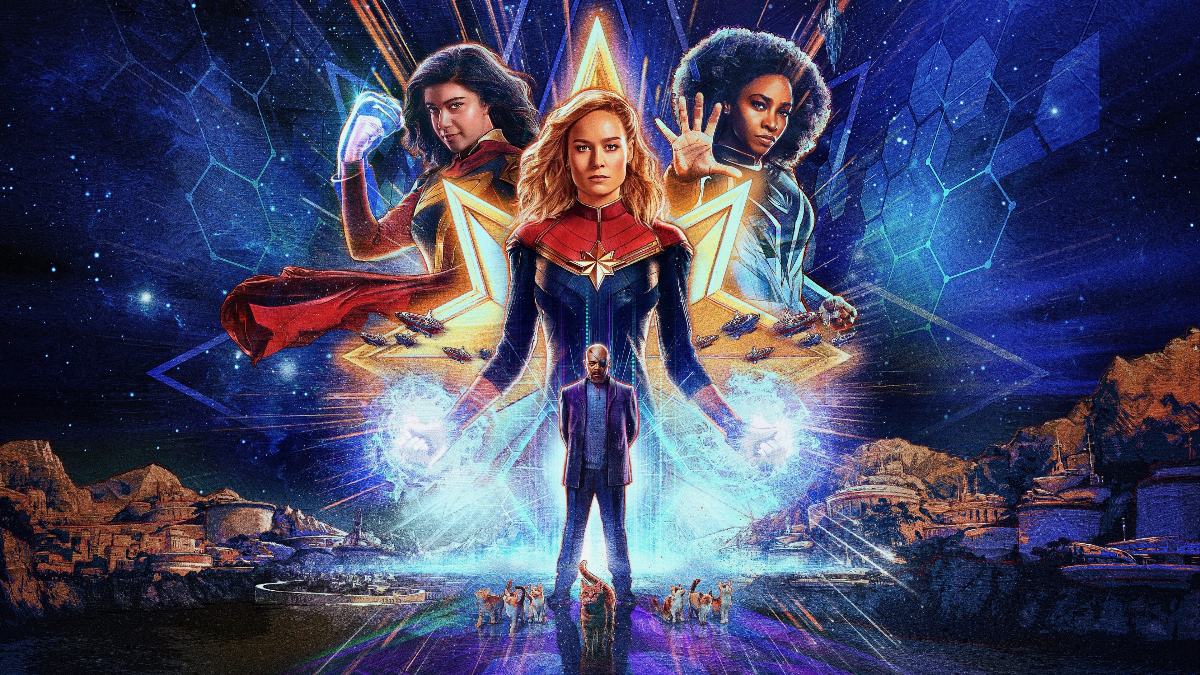 9999x9999 Resolution Poster of The Marvels 4k 9999x9999 Resolution ...