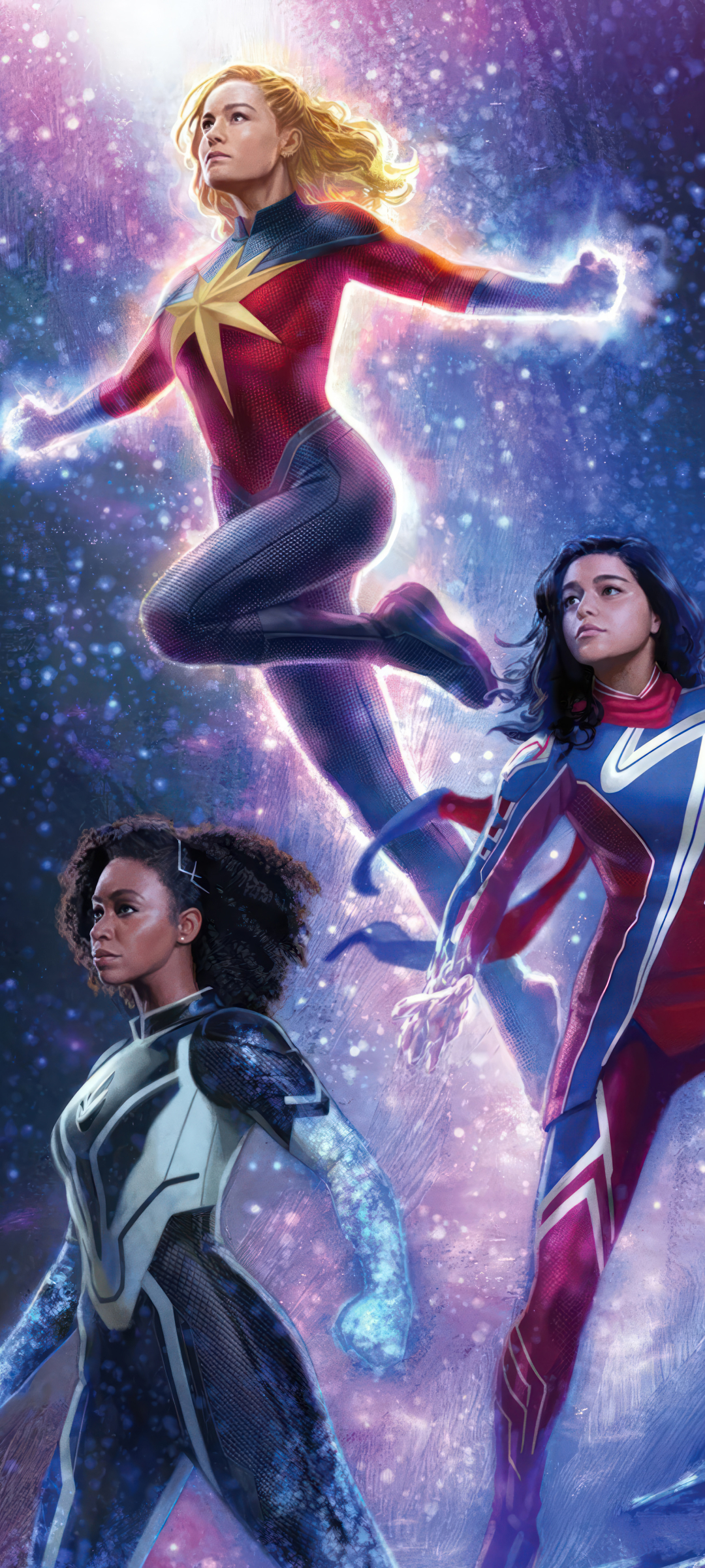 1080x2400 Resolution Poster of The Marvels Movie 2023 8K 1080x2400 ...