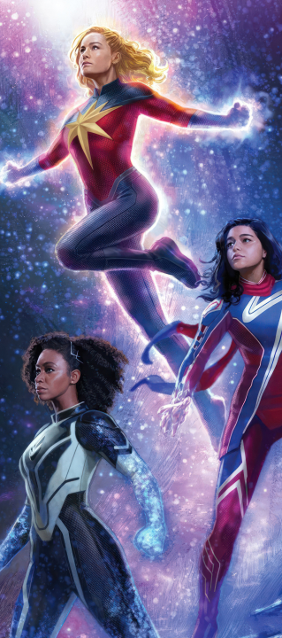 319x720 Resolution Poster of The Marvels Movie 2023 8K 319x720 ...