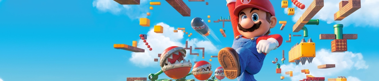1242x268 Resolution Poster of The Super Mario Bros 2023 Movie 1242x268 ...