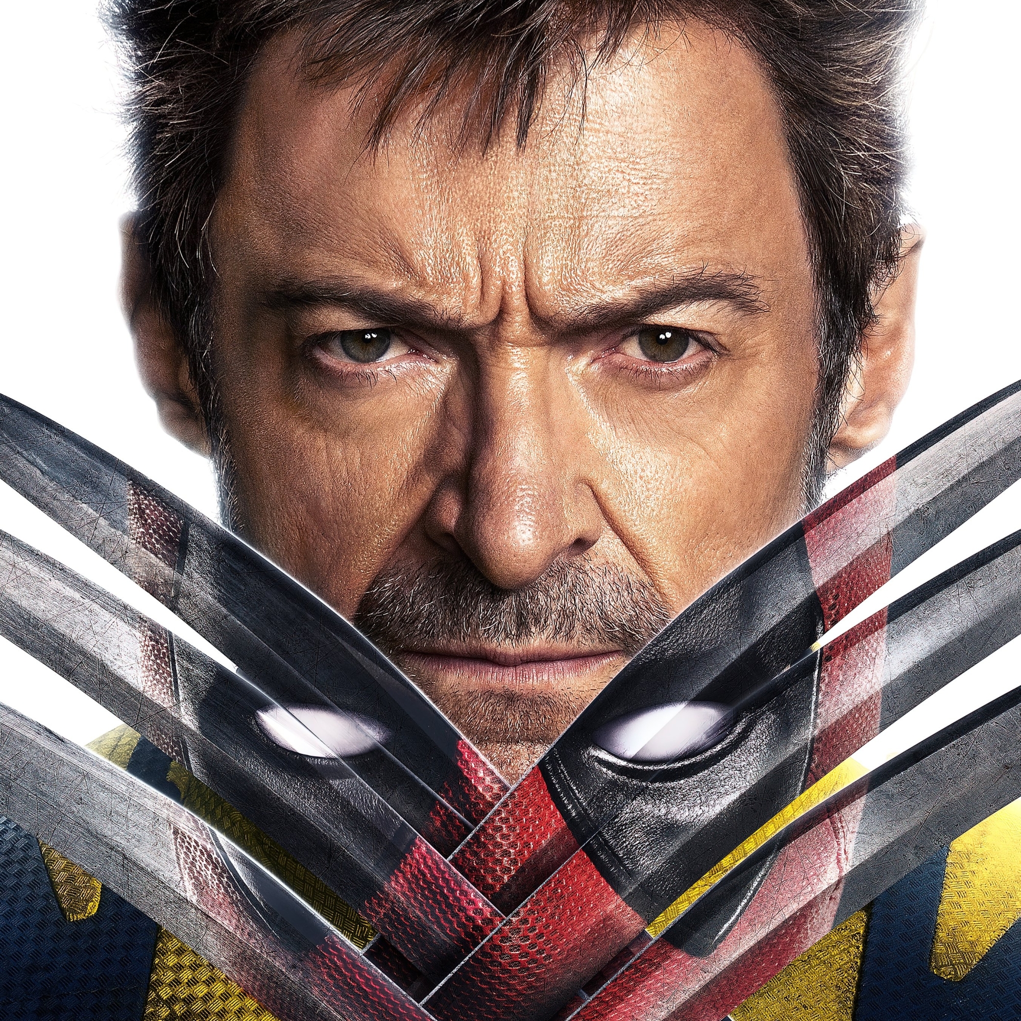 2000x2000 Resolution Poster of Wolverine and Deadpool Marvel Movie ...