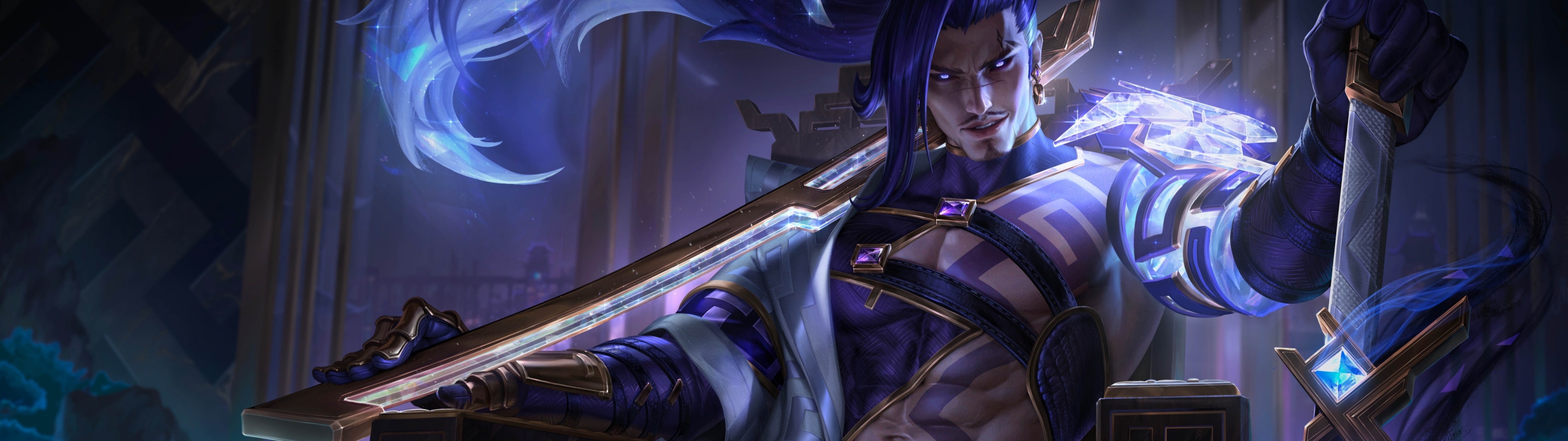 6000x1688 Resolution Prestige Inkshadow Yasuo League Of Legends ...