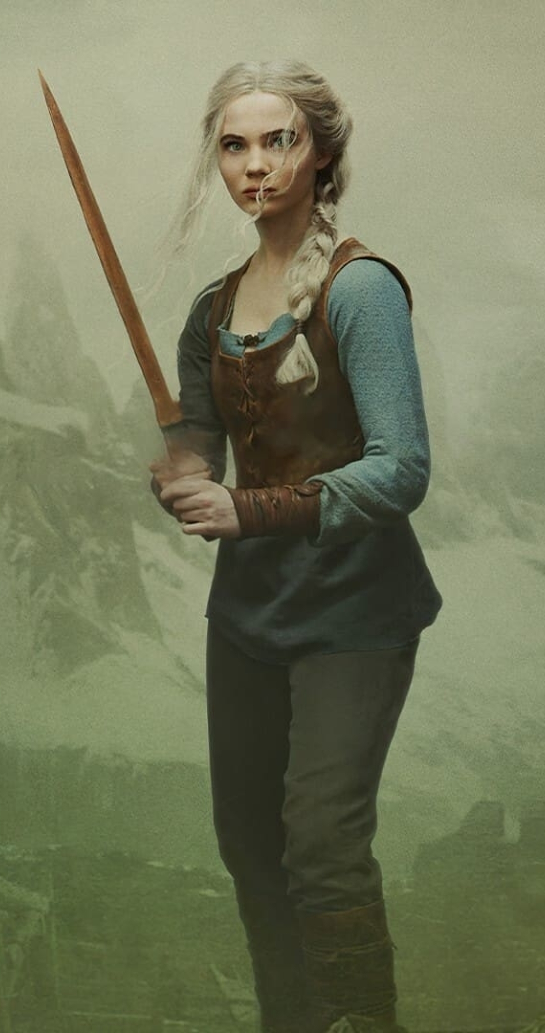 1080x2048 Princess Cirilla of Cintra HD The Witcher Freya Allan ...