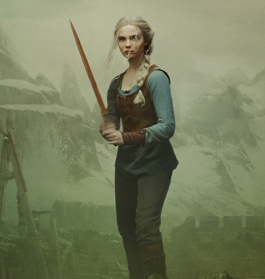 1024x1080 Resolution Princess Cirilla of Cintra HD The Witcher Freya ...