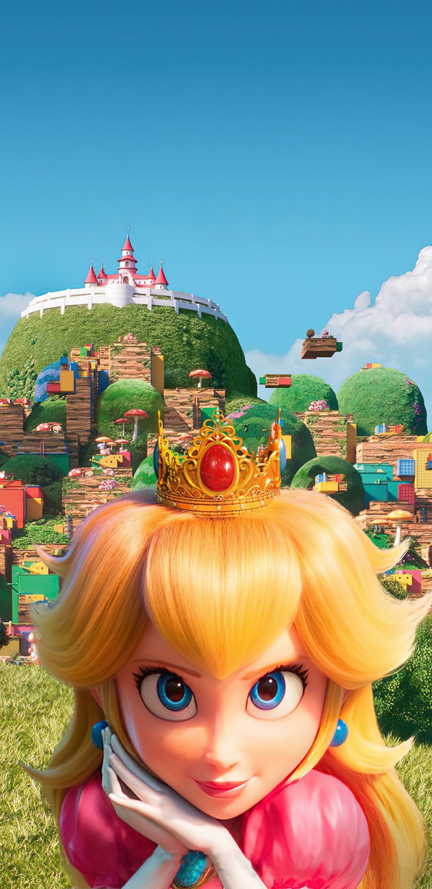 1440x2960 Resolution Princess Peach Mario Bros Movie Poster Samsung ...