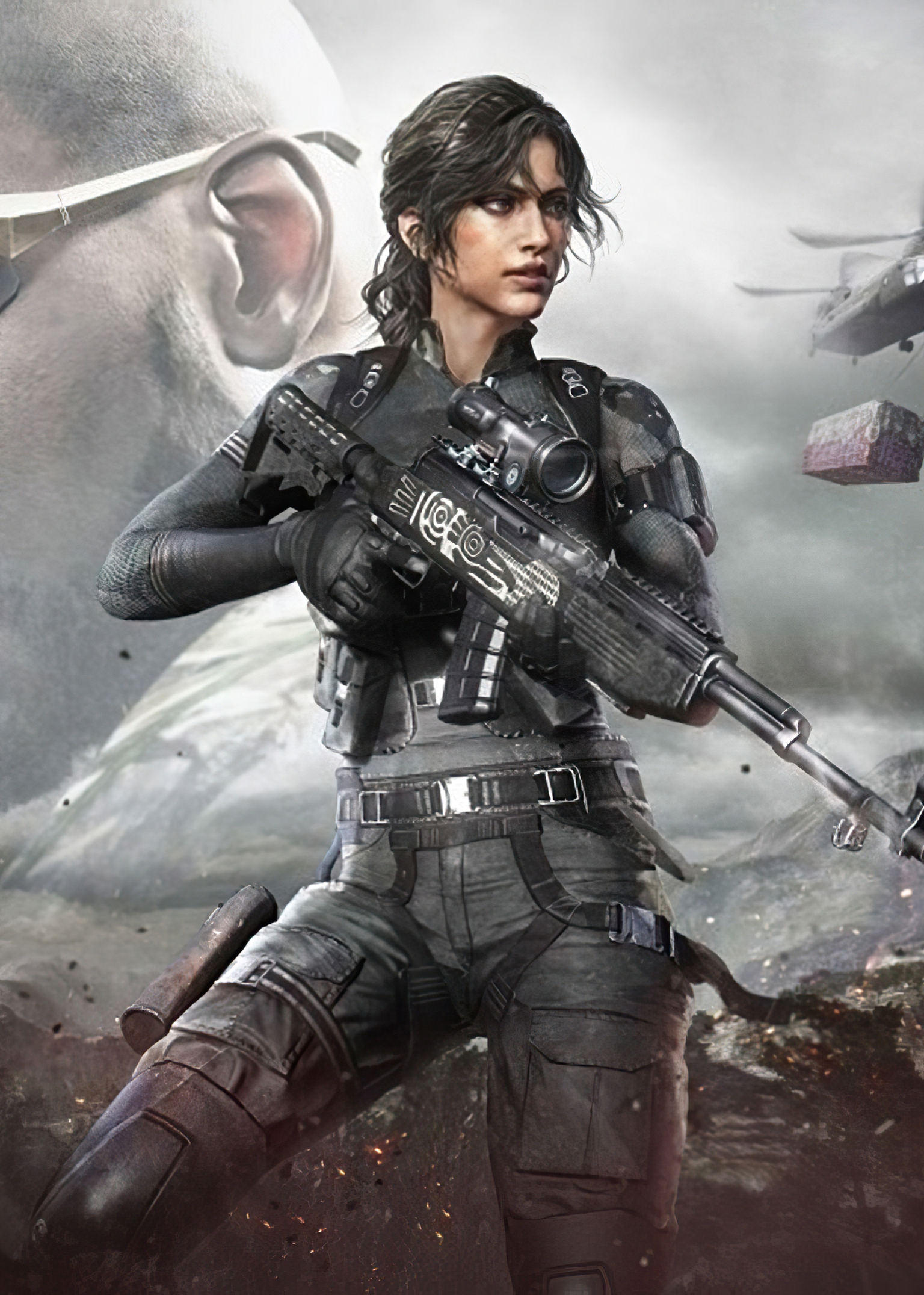1536x2152 Resolution PUBG Battle Female Character 1536x2152 Resolution ...