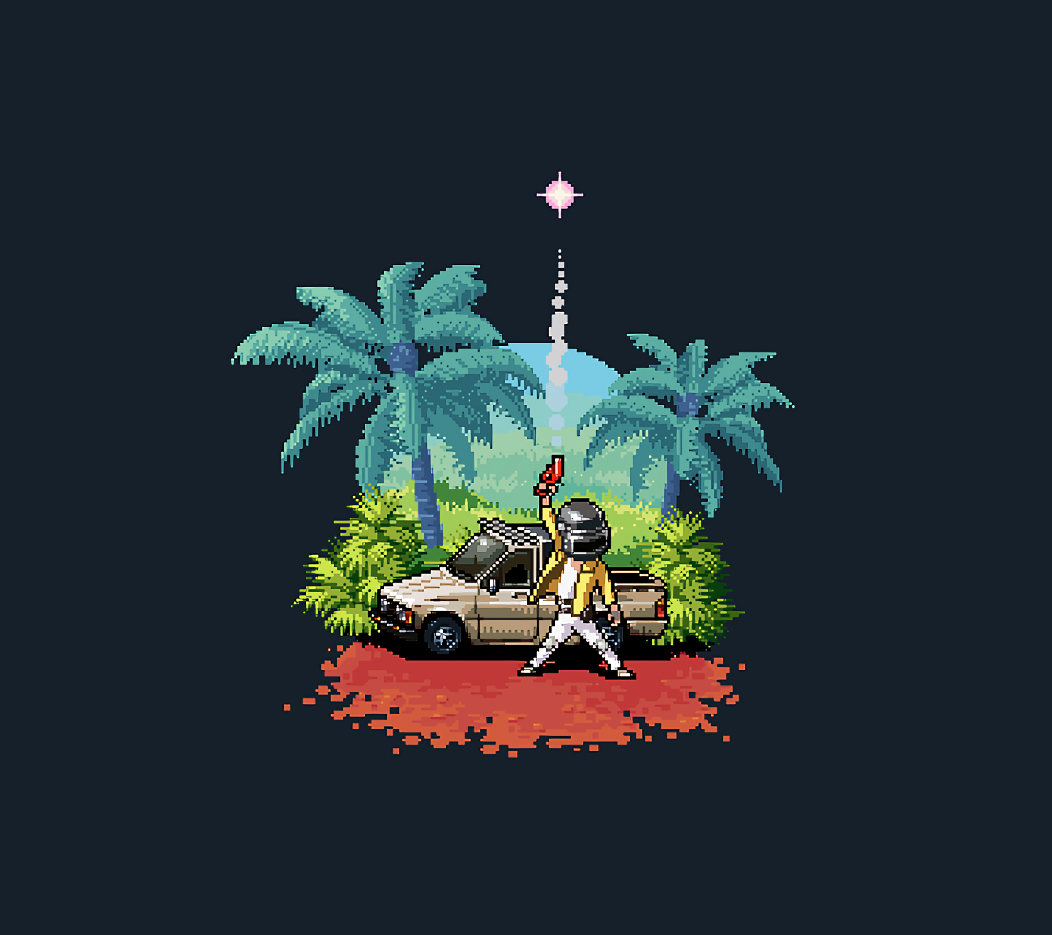 2160x1920 PUBG Pixel Art 2160x1920 Resolution Wallpaper, HD Artist 4K ...