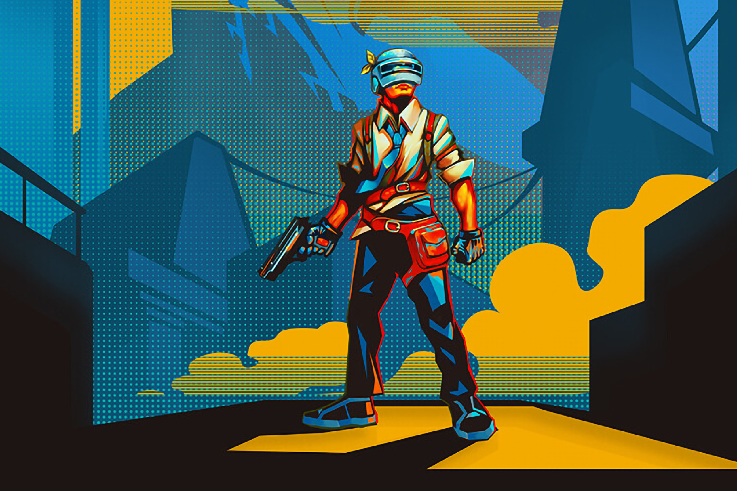 2560x1707 Resolution PUBG Player Retro Art 2560x1707 Resolution ...