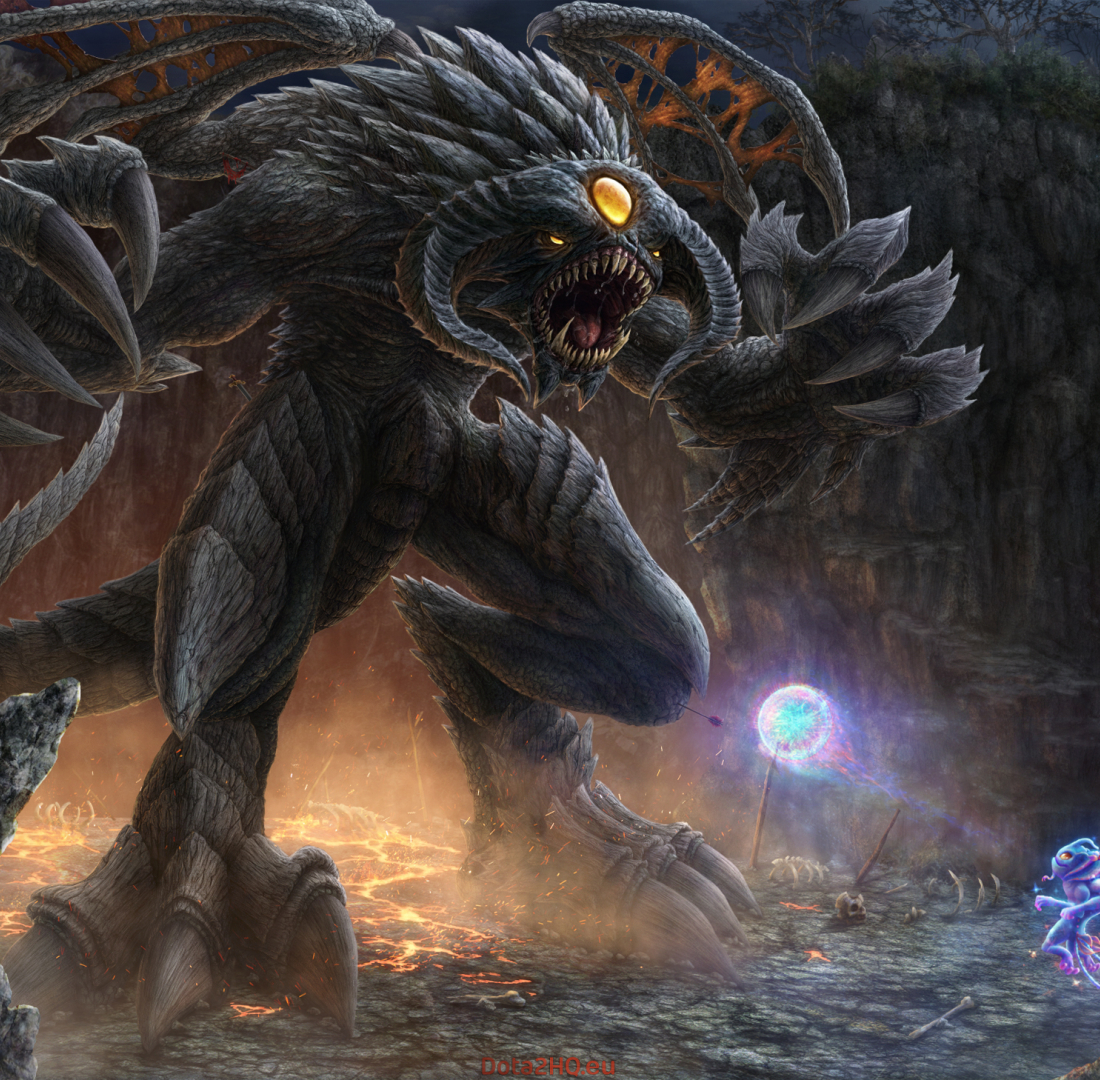1100x1080 Resolution puck, roshan, dota 2 1100x1080 Resolution ...