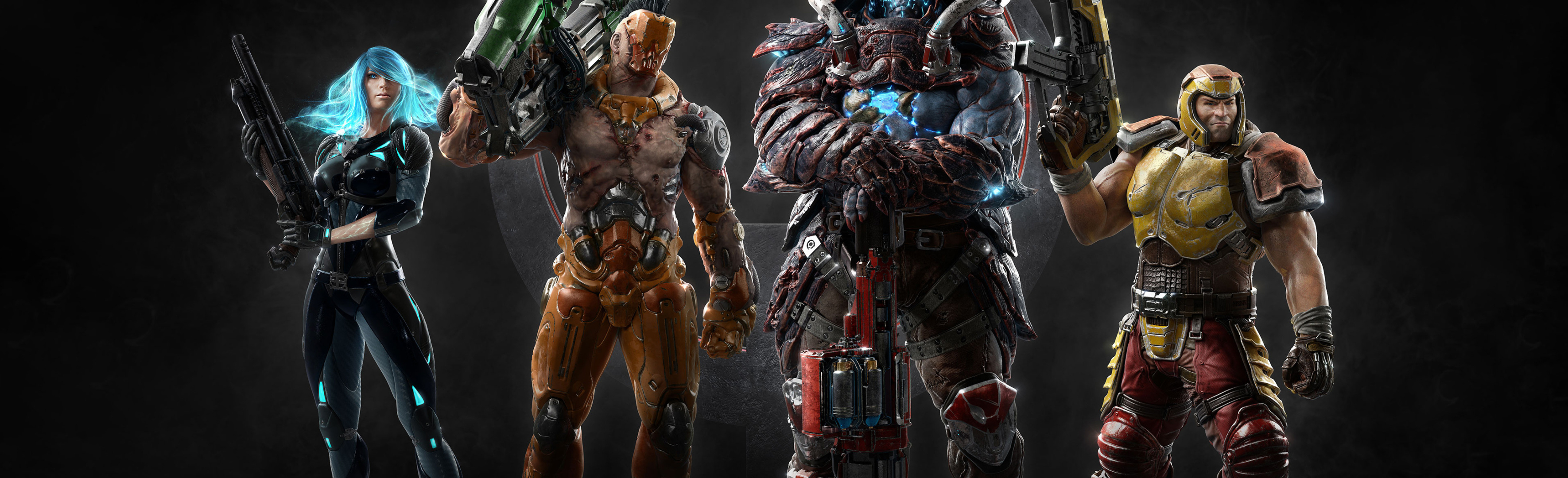 3540x1080 Resolution Quake Champions All Characters 3540x1080 ...