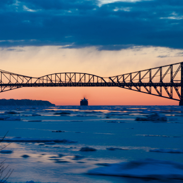 360x360 Resolution Quebec Bridge Saint Lawrence River in Canada 360x360 ...