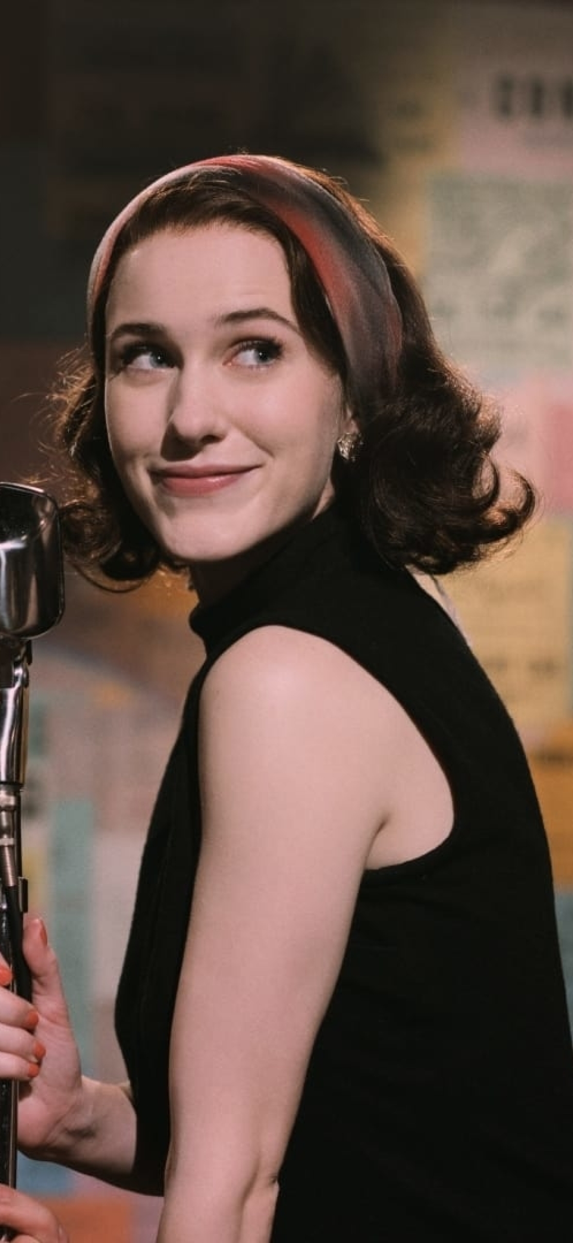 1179x2556 Resolution Rachel Brosnahan in Marvelous Mrs Maisel 1179x2556 ...