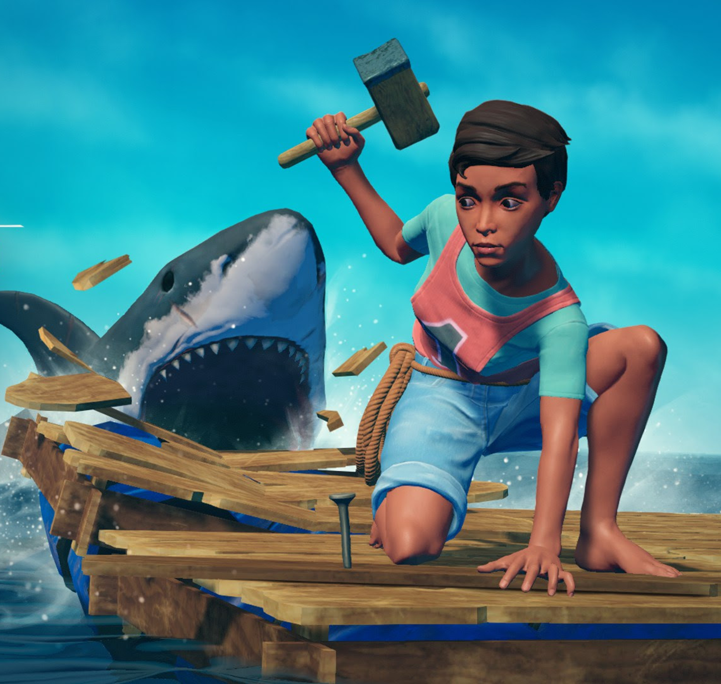2356x2234 Resolution Raft Game Poster 2356x2234 Resolution Wallpaper ...