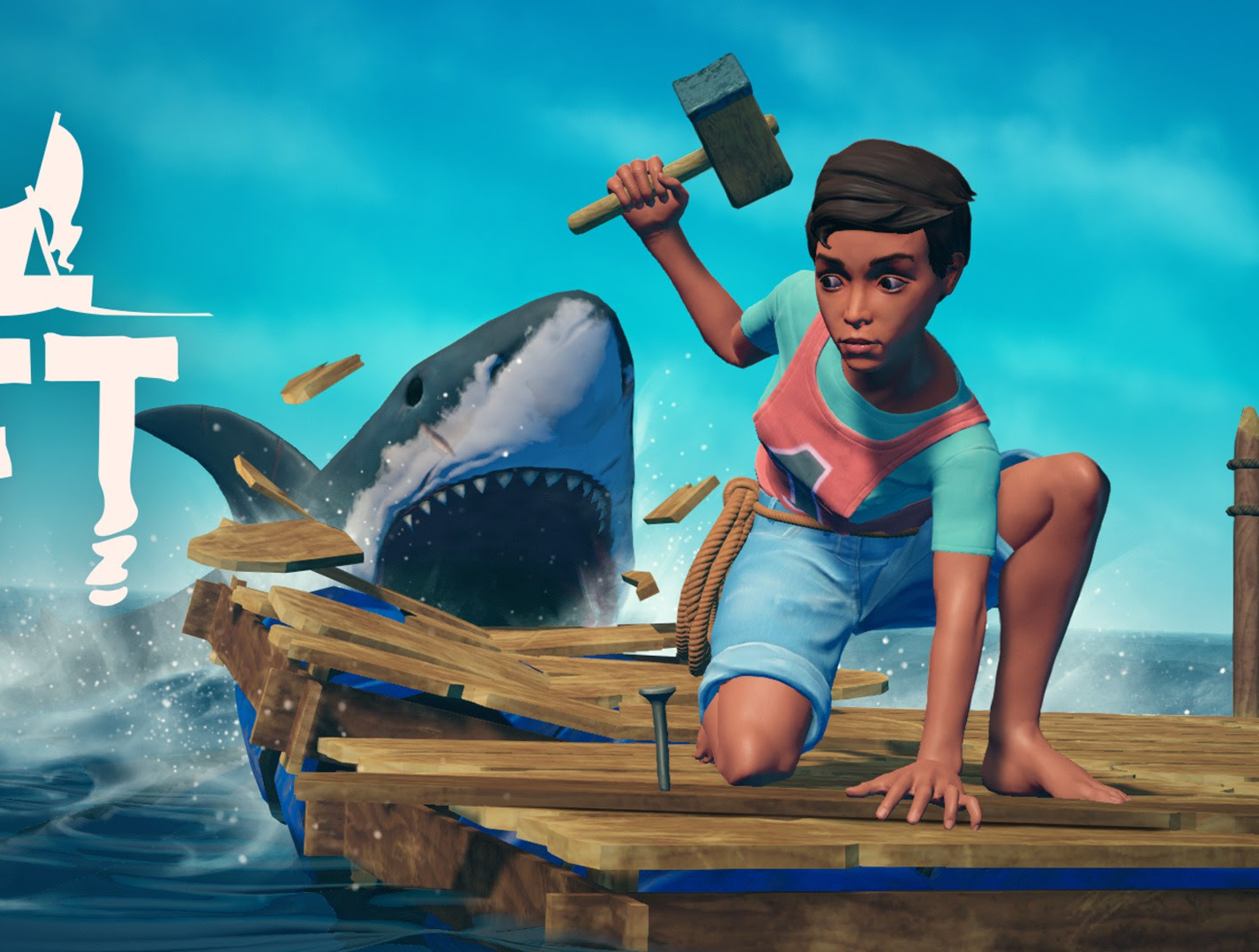 3840x2906 Resolution Raft Game Poster 3840x2906 Resolution Wallpaper ...