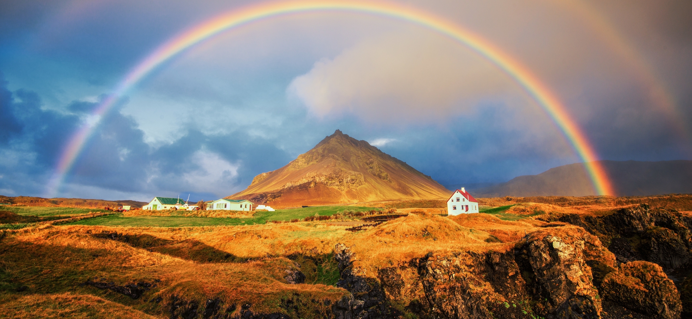 2340x1080 Resolution Rainbow 4K Photography Landscape 2340x1080 ...