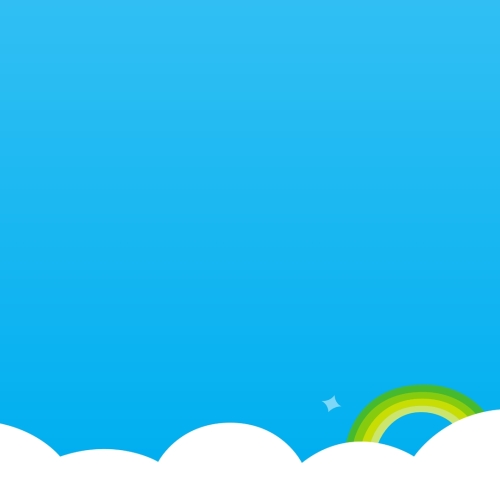 500x500 Resolution rainbow, clouds, background 500x500 Resolution ...