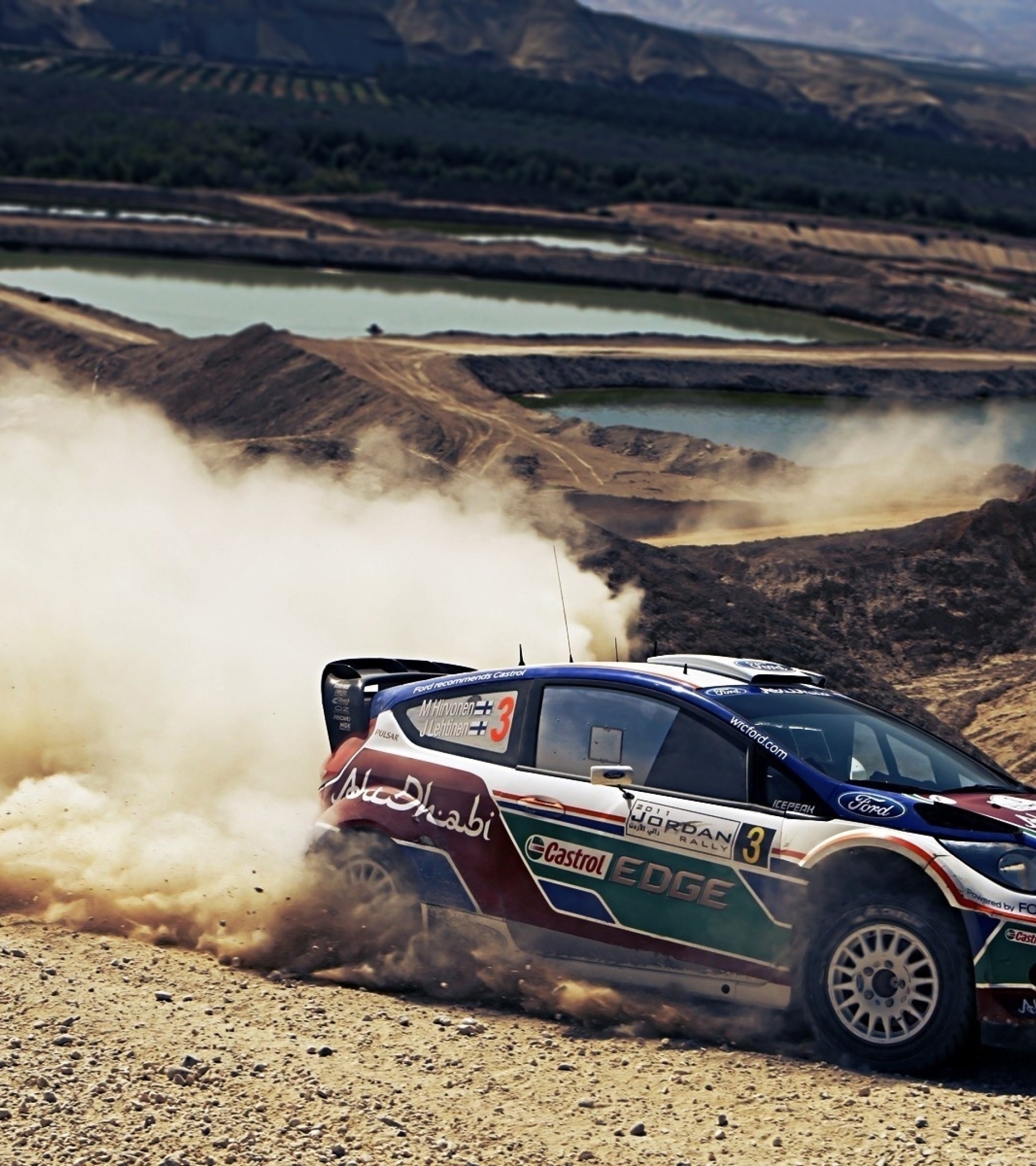Wallpaper Ford Fiesta Drift