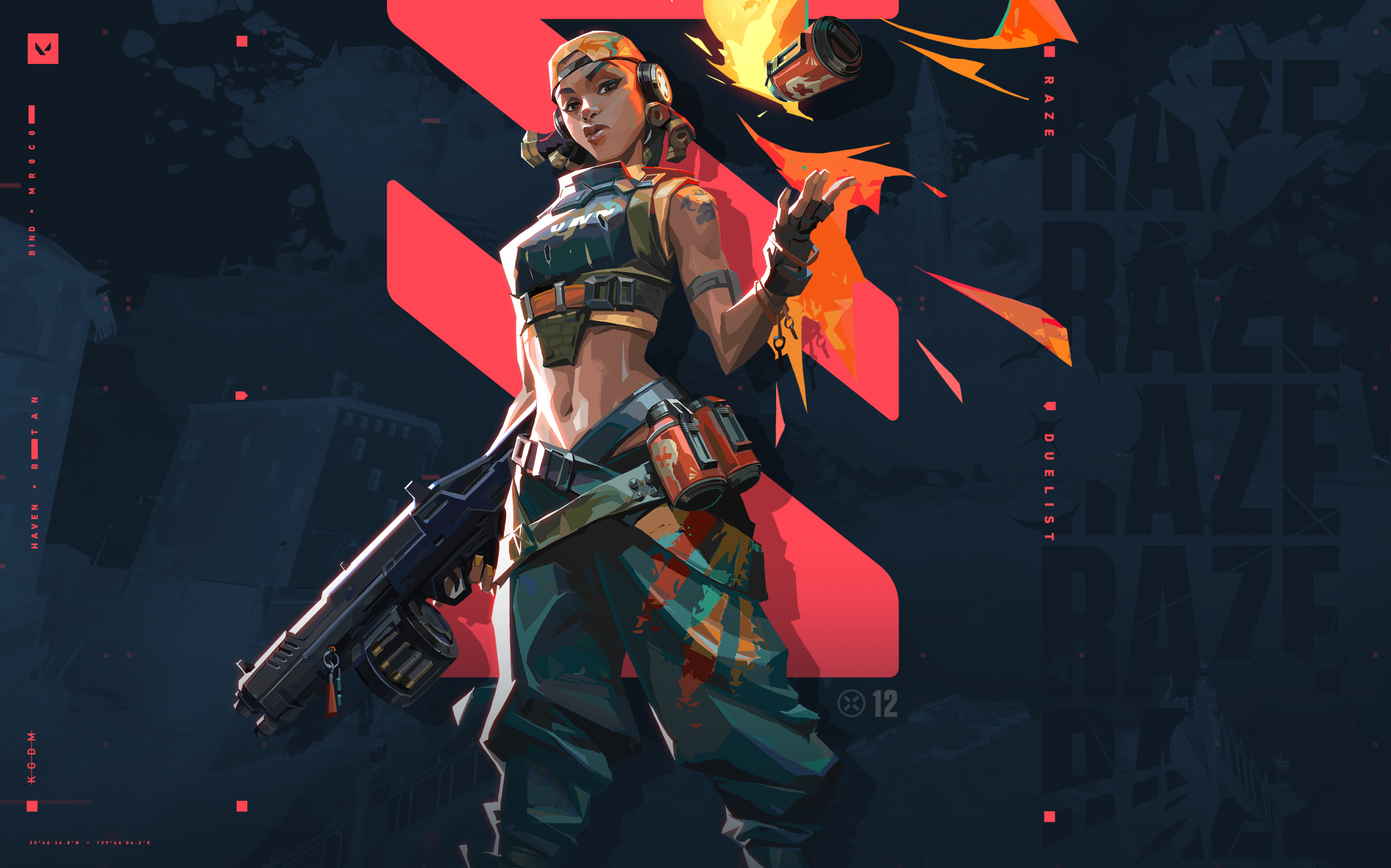2960x1848 Resolution Raze from Valorant 2960x1848 Resolution Wallpaper ...