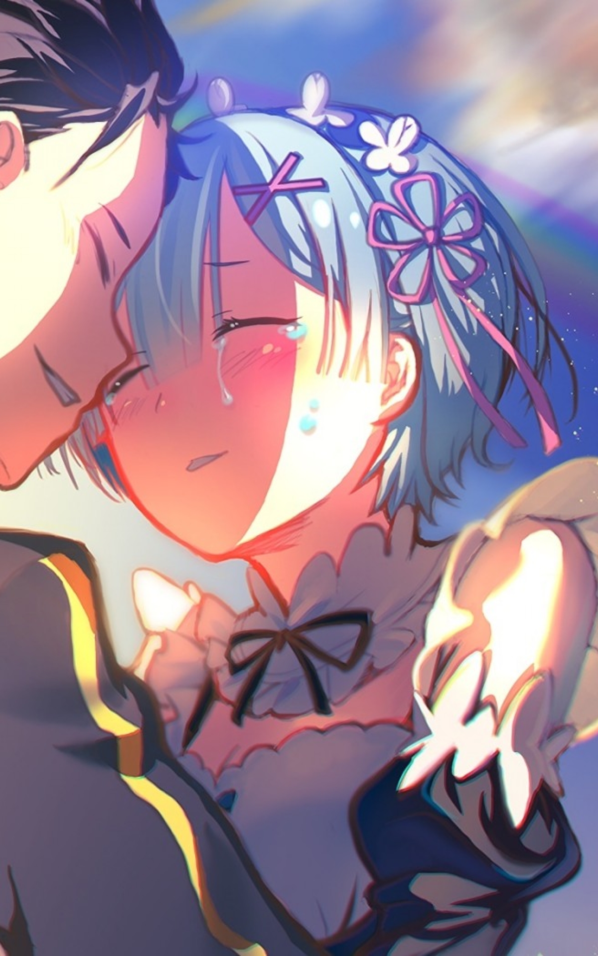 1200x1920 re zero kara hajimeru isekai seikatsu, subaru, ram 1200x1920 ...