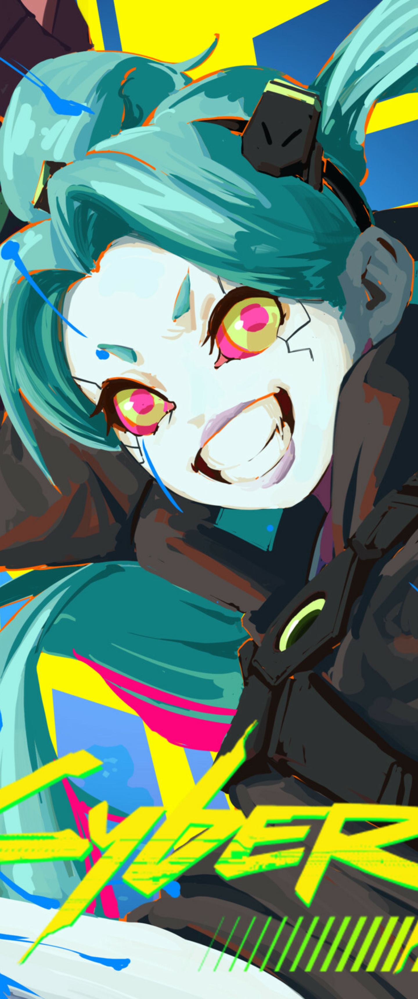 1440x3440 Rebecca HD Cyberpunk Edgerunners Poster 1440x3440 Resolution ...