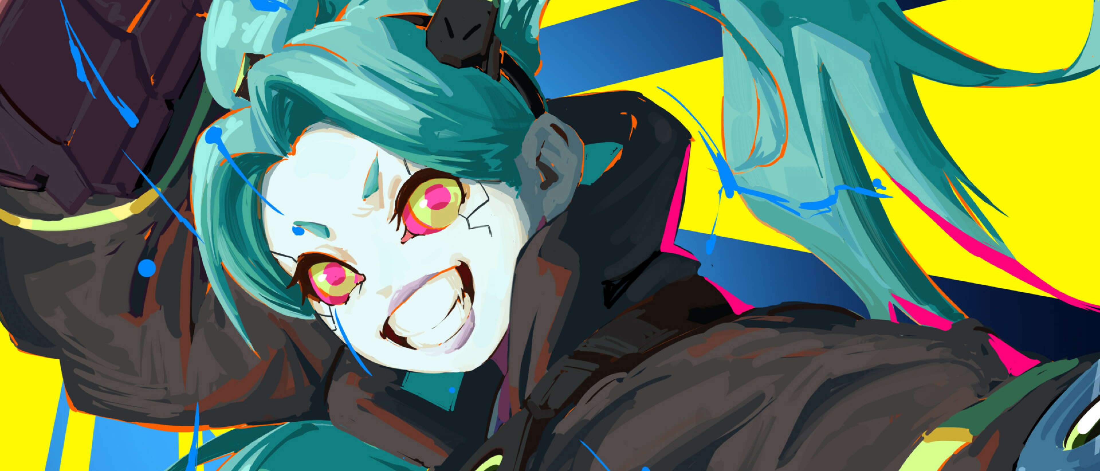 3840x1644 Resolution Rebecca HD Cyberpunk Edgerunners Poster 3840x1644 ...