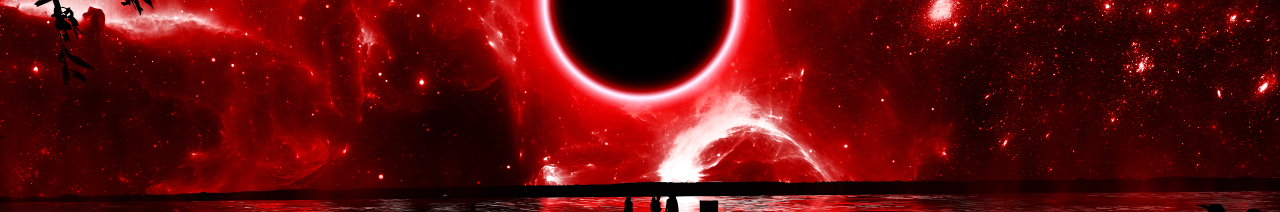 1280x212 Resolution Red Eclipse Digital Art 1280x212 Resolution ...