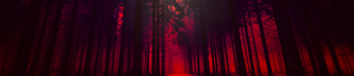 1125x243 Resolution Red Forest 1125x243 Resolution Wallpaper ...